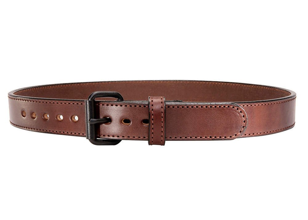 Brown BULLHIDE ULTIMATE THICKNESS STEEL CORE GUN BELT 15oz – Daltech Force