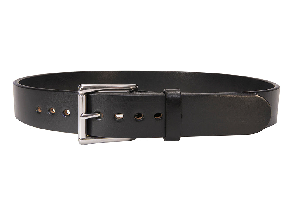 Black Extra Wide Bullbelt | Premium Heavy-Duty Leather – Daltech Force